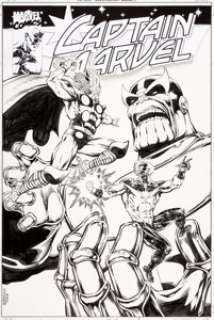 Thanos Original Art For Sale | ComicArtTracker